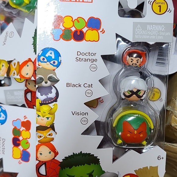 Marvel | Toys | Tsum Tsum Figure Set Vision Black Cat Doc | Poshmark